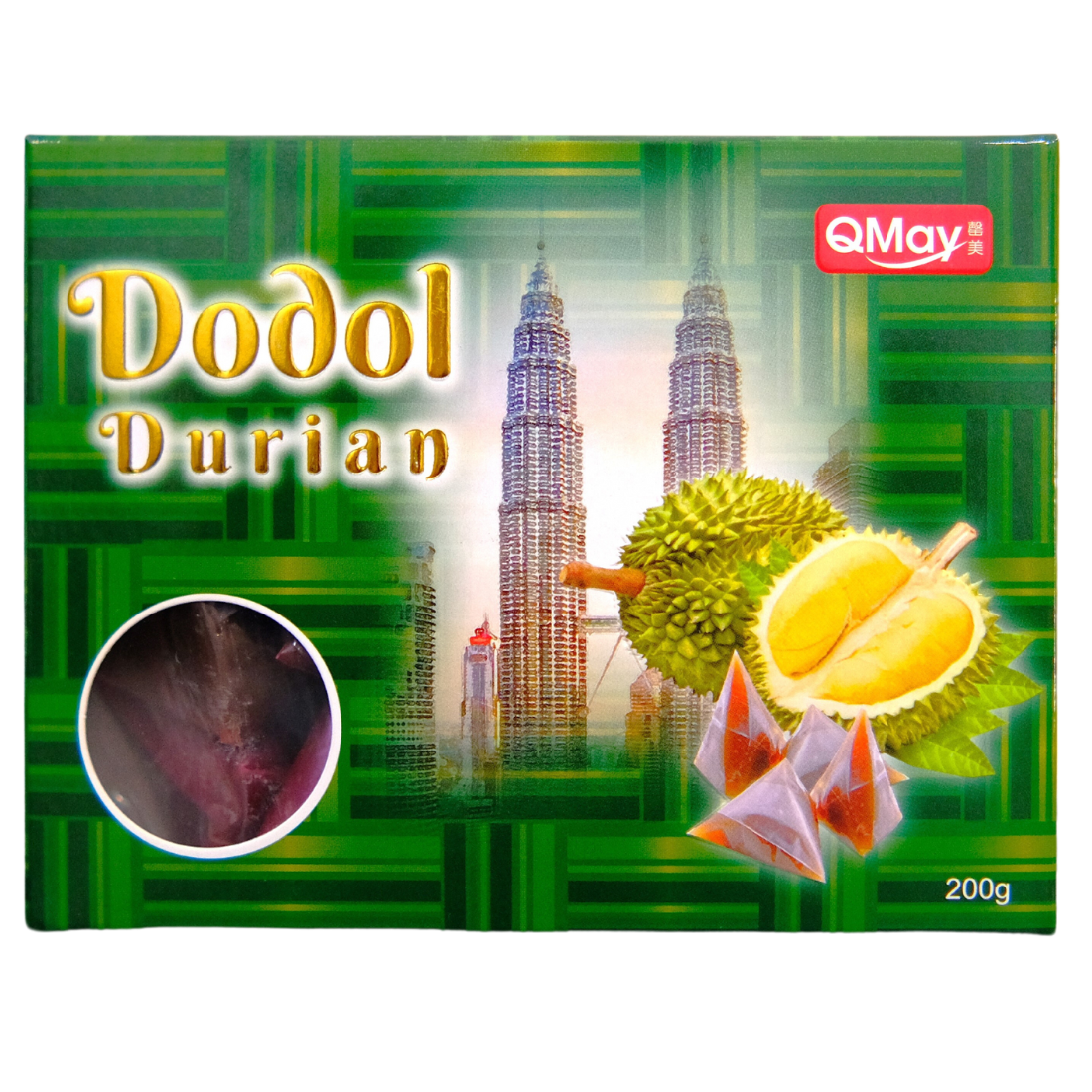 Dodol Durian 榴莲粿加蕉 (榴莲味) - QMay Food Asia Sdn Bhd 最佳伴手礼佳品
